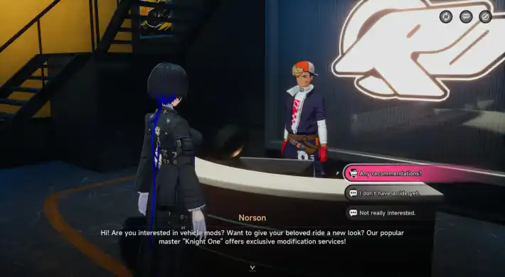 Vehicle Modification / Customization in NTE: Neverness to Everness